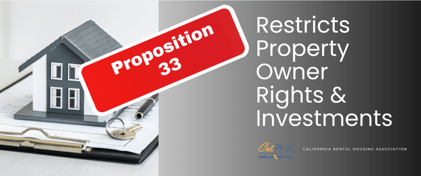 Participating in the defeat of Prop 33
